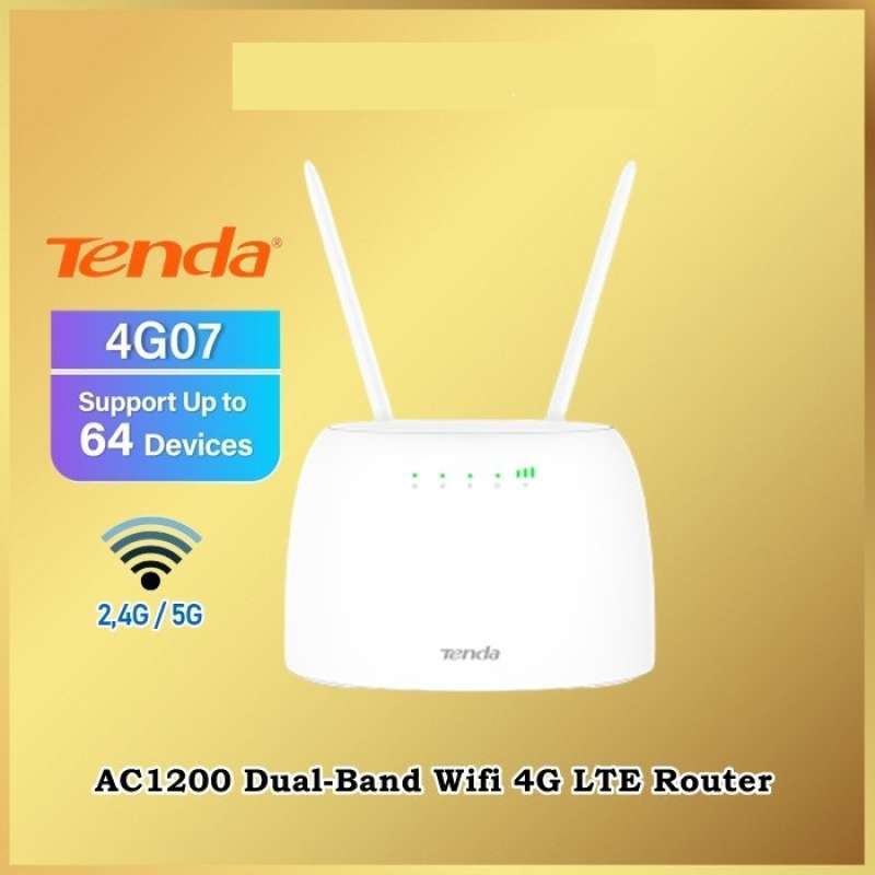 Jual Tenda 4G07 AC1200 Dual-band Wi-Fi 4G 3G LTE Router di Seller MASHI ...