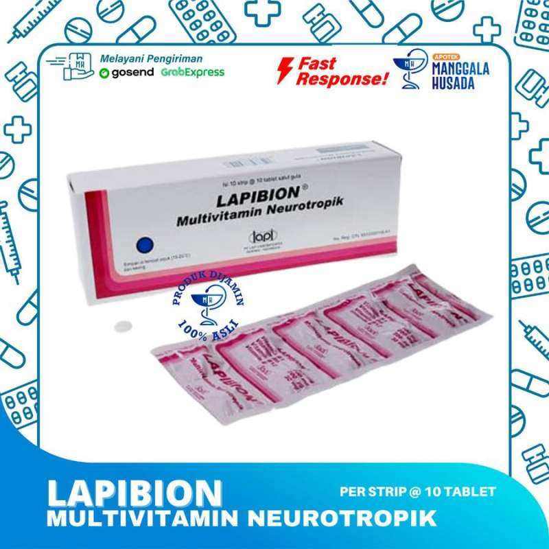 Jual Lapibion Multivitamin Per Strip @ 10 Tablet Di Seller Apotek ...
