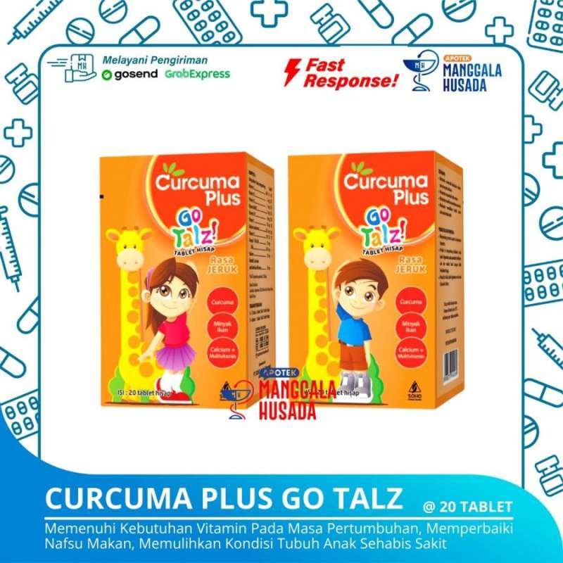 Jual Curcuma Plus Go Talz Rasa Jeruk @ 20 Tablet Hisap Di Seller Apotek ...