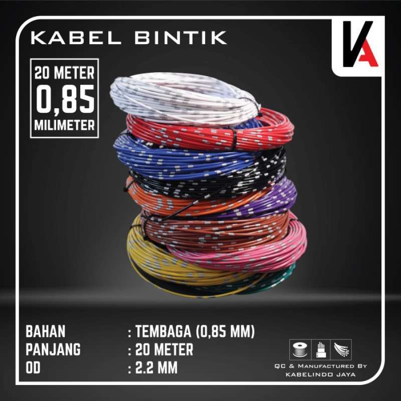 Jual KABEL ROLL ASTRA / AUDIO / BODY / MOBIL 0.75MM X 20M di Seller ...