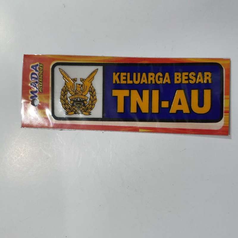 Jual stiker pvc TNI AU / stiker Kaca TNI AU/stiker panjang TNI AU di ...