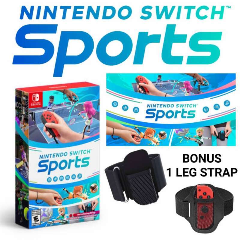 Jual SUPERGAMESHOP - Nintendo Switch Sports Bonus Leg Strap Official di ...