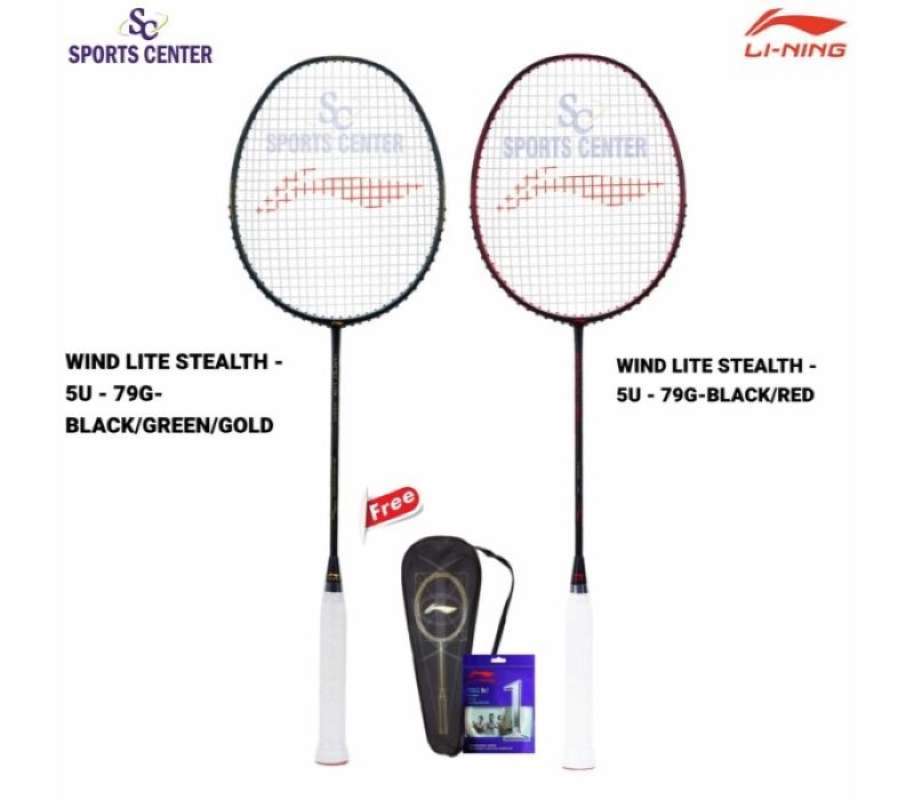 Jual New Raket Badminton Lining Wind Lite / Windlite Stealth 5U 79 Gram ...