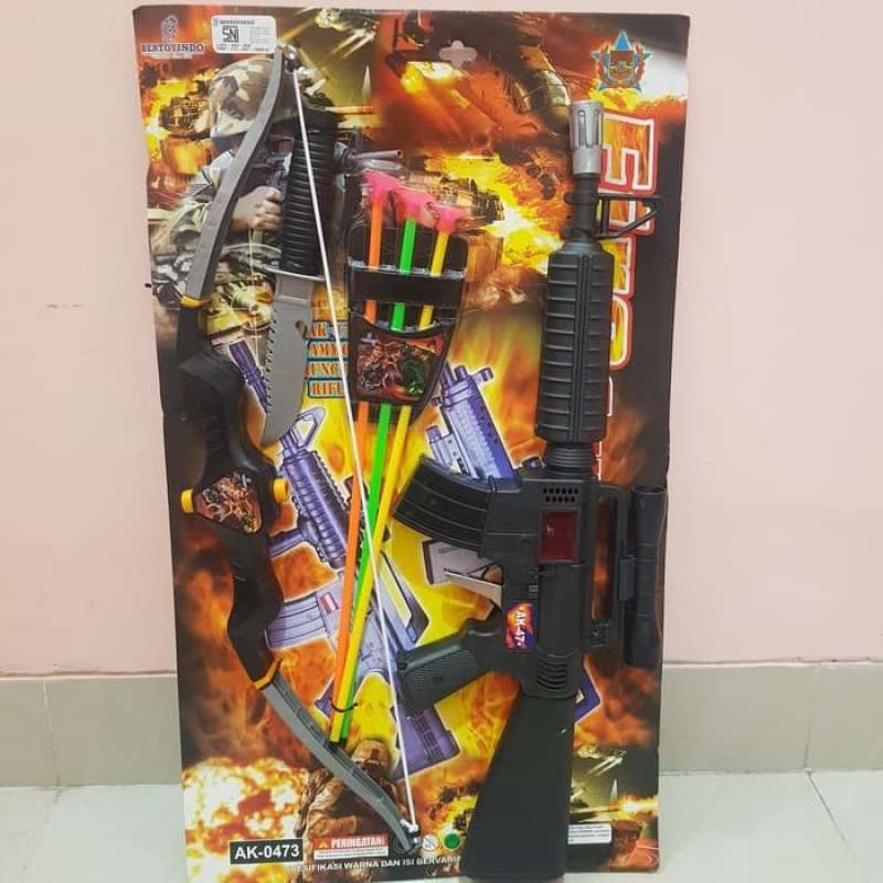 Jual MAINAN PISTOL BUSUR PANAH RAMBO - MAINAN SENJATA RAMBO di Seller ...