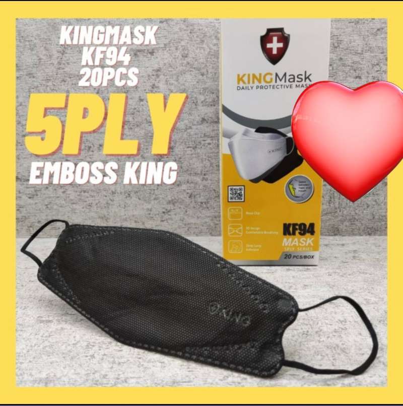 Promo Masker Kf94 5ply Kingmask Kemenkes 20pcs - Kf 5ply Hitam Diskon 33% Di Seller Psl Shop ...