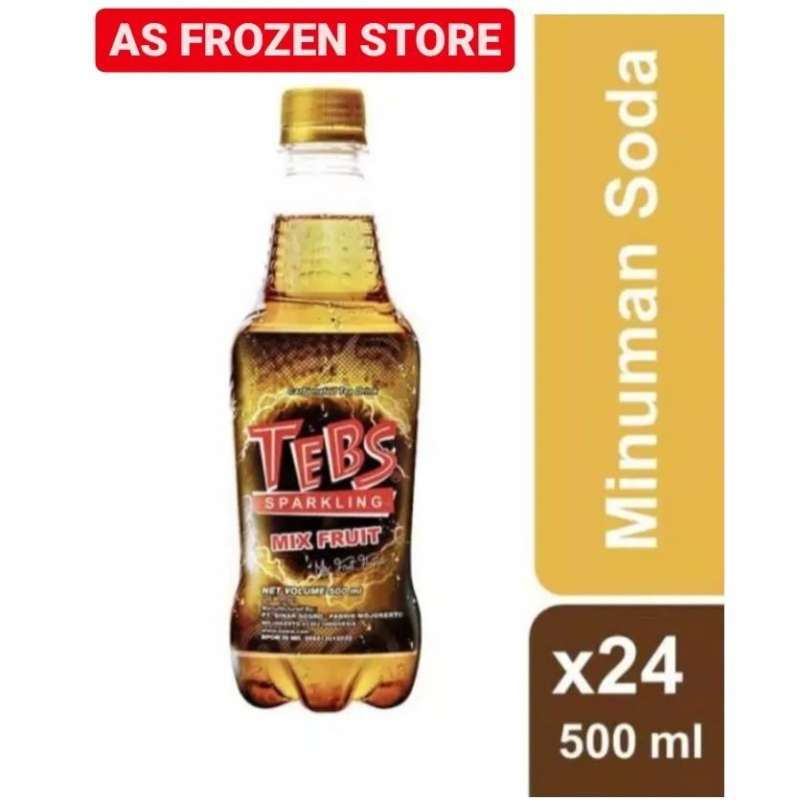Jual Tebs Botol 500ml / Tebs Tea With Soda Pet 500ml 1 Dus 24 Pcs di Seller AS FROZEN_STORE ...