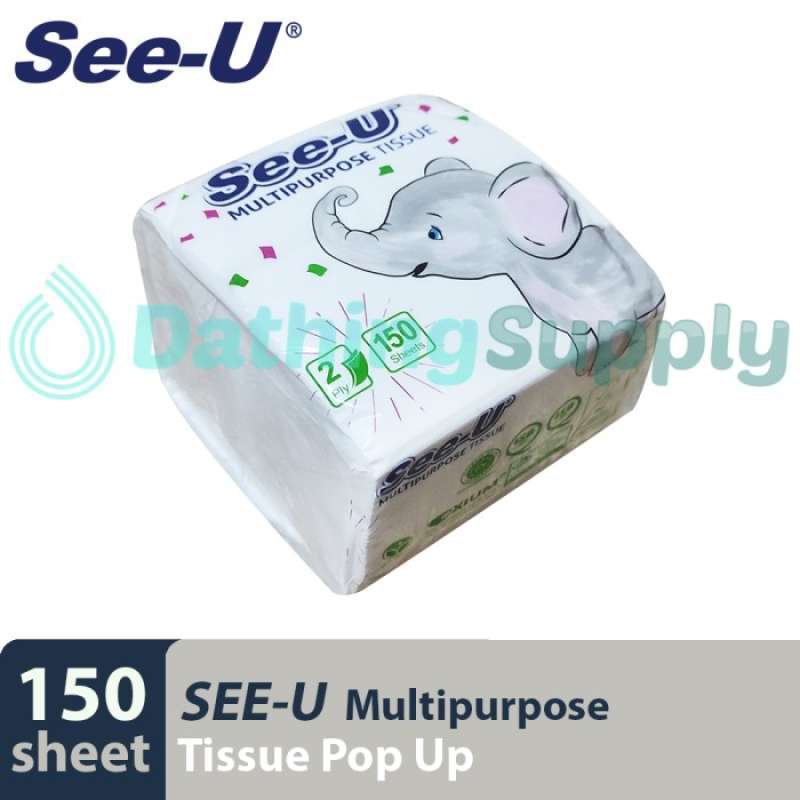Jual See-u Multipurpose Tissue [150 Sheet / 2 Ply] Tisu Makan Tissu ...
