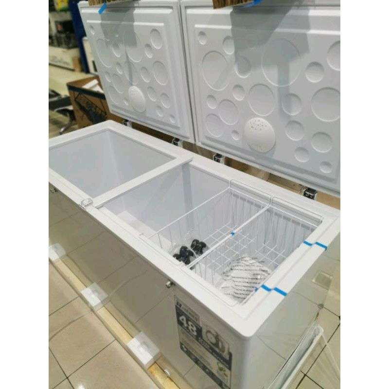 Promo Aqua Aqf-450r Chest Freezer Box [429 L] Diskon 4% Di Seller Sinar ...