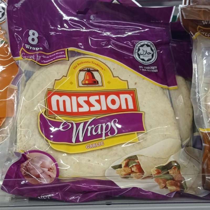 Jual Mission Wraps Garlic 360gr Halal Di Seller Glenmoree - Pradah Kali ...
