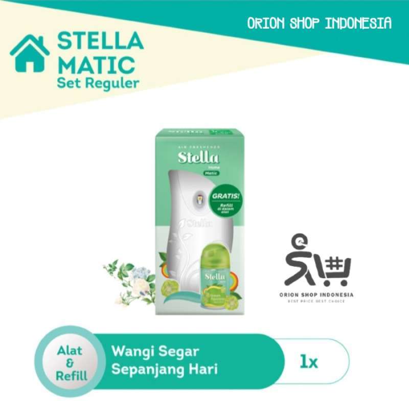 Jual Stella semprot Matic Box 1 Set (Alat + Refill + Baterai) - Green ...