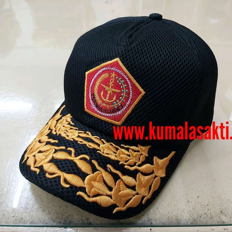 Jual Topi Mabes TNI Jaring Hitam Perwira Tinggi atau PATI-Kaos Loreng ...