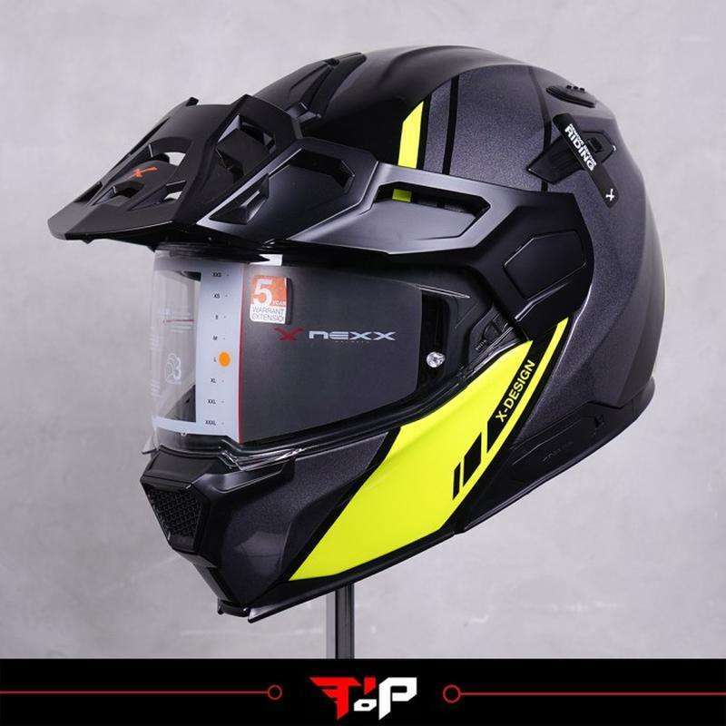 Jual Nexx X Vilijord Hi Vis Neon Grey Modular Helm Flip Up Full Face ...