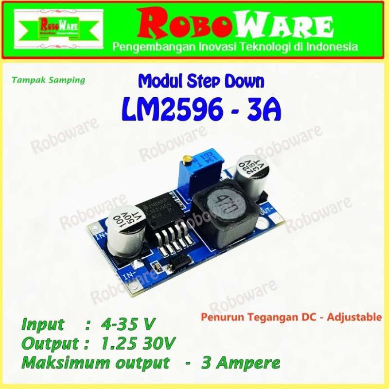 Promo Lm2596 Modul Penurun Tegangan Step Down Voltage Dc-dc Lm-2596 ...
