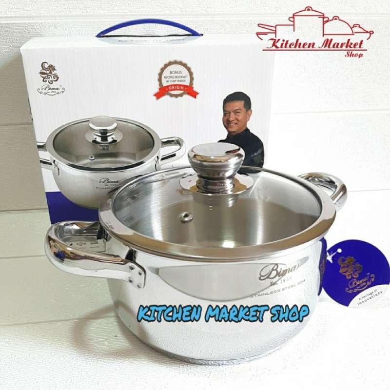 Promo BIMA ORIGIN PREMIERE SAUCEPOT 18CM 2,5LITER B2002218 Diskon 5% di Seller Dhore Online ...