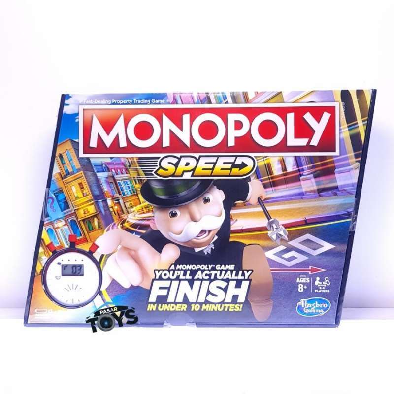 Jual Monopoly Speed - Fast playing Monopoly Board Game Hasbro di Seller ...