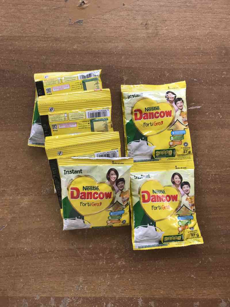 Promo Dancow Instant Sachet 27 gr Fortigro Plain Susu Bubuk Instan ...