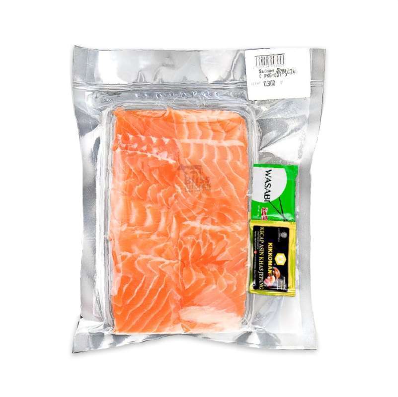 Jual Fresh Norwegian Salmon Sashimi / Sashimi Salmon Norway 250gr Halal ...