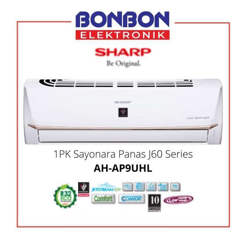 Jual Sharp AC 1PK Plasmacluster Low Watt AH-AP9UHL / 1 PK AHAP9UHL di ...