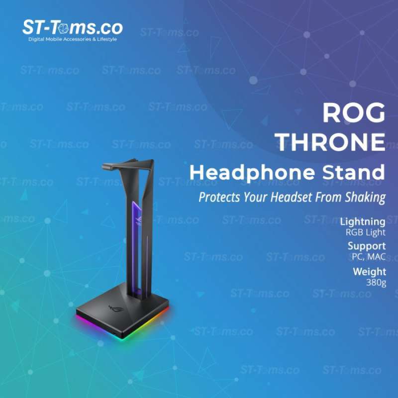 Jual Asus ROG Throne RGB Gaming Headphone Stand with 7.1 Surround Sound ...