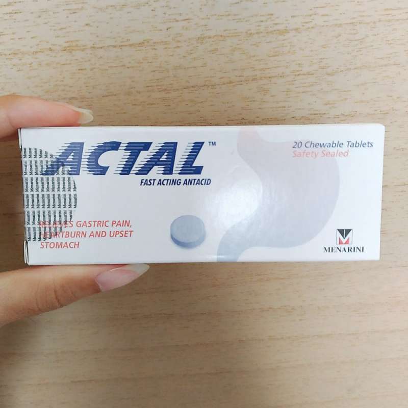 Jual Actal Fast Acting Antacid 20 Tablet - Obat Lambung di Seller ...