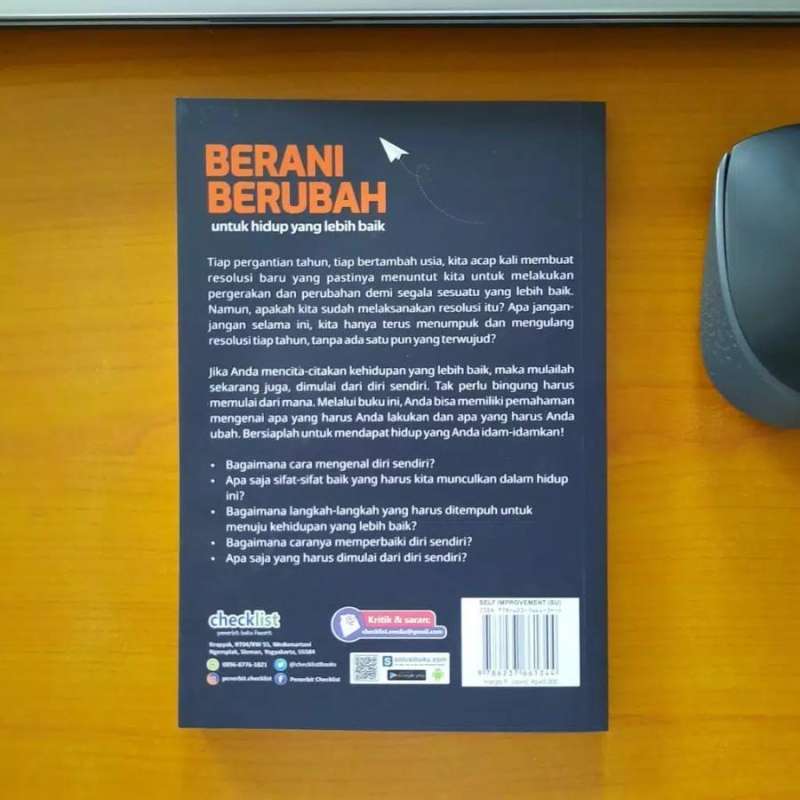 Jual Buku Berani Berubah Untuk Hidup Yang Lebih Baik Di Seller Gonayku ...