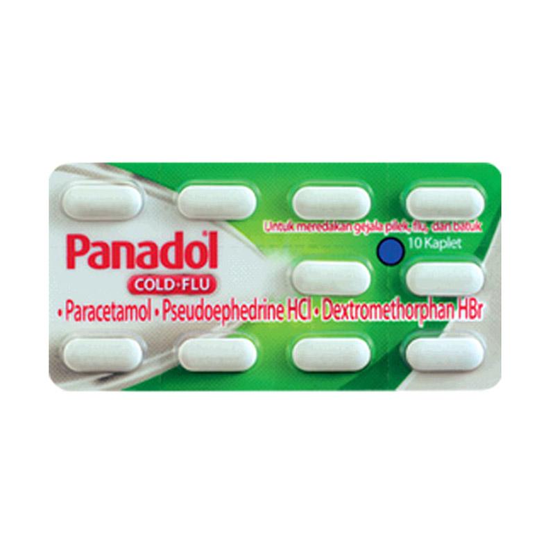 Promo Panadol Cold+Flu Hijau Obat [1 Blister/10 Tablet] Diskon 23% di ...