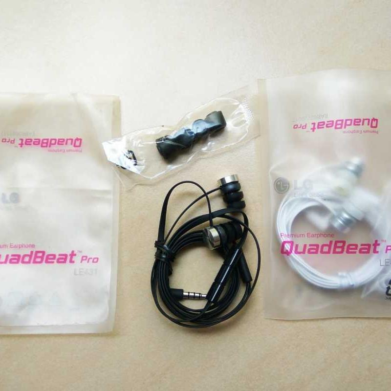 Jual LG QuadBeat pro Premium Earphone LE431 100% Original - Black di ...