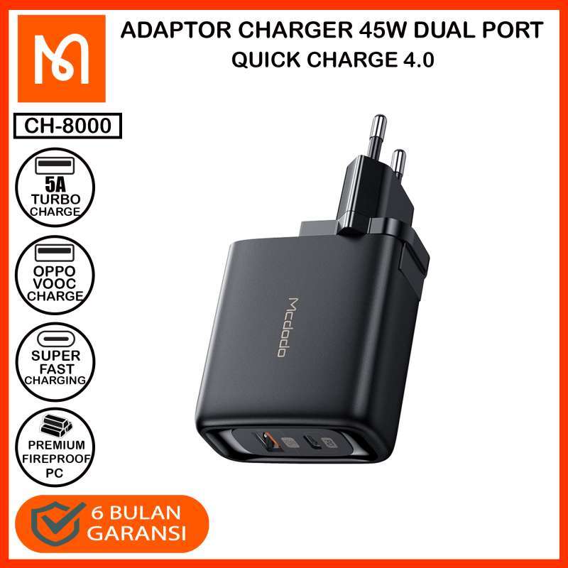 Jual MCDODO Charger Samsung A53 5G PD Super FAST Charging Dual Port 25W ...