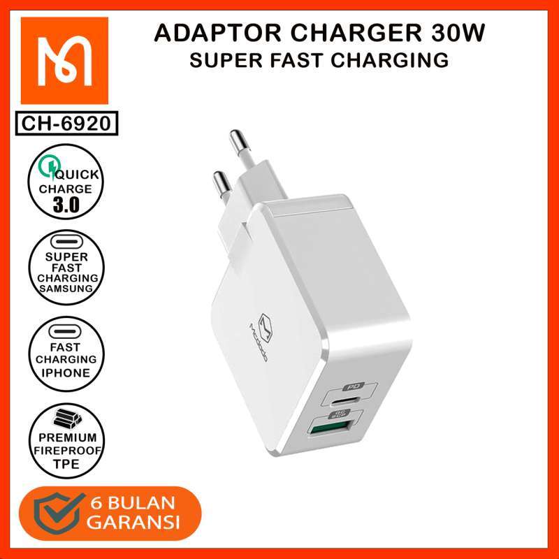 Jual Mcdodo Charger Samsung A53 5g Pd Super Fast Charging Dual Port 25w ...