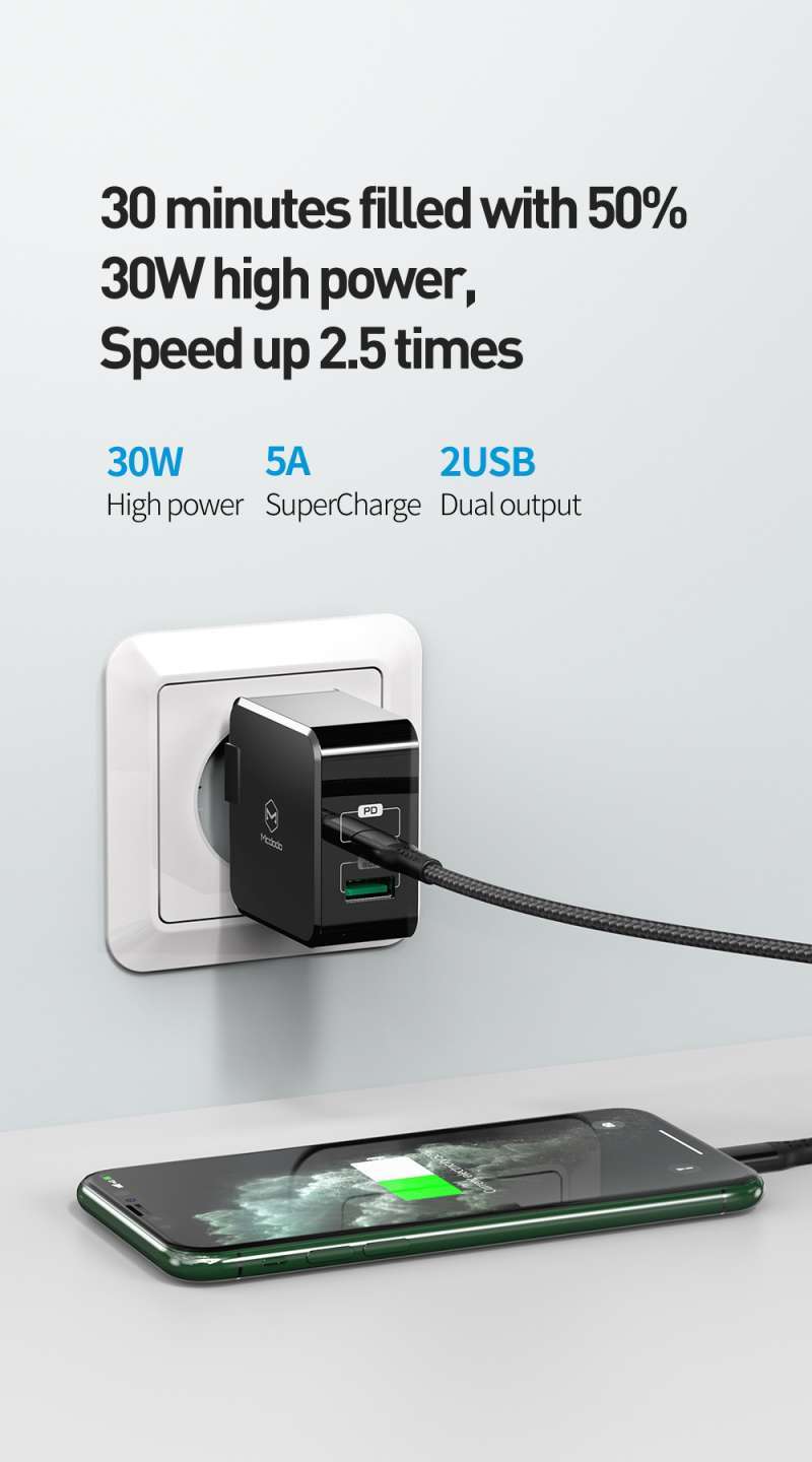 Jual Mcdodo Charger Samsung A53 5g Pd Super Fast Charging Dual Port 25w ...