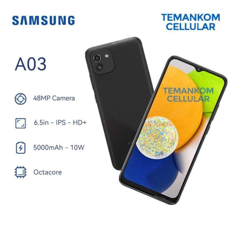 Jual Samsung A03 4/128 4GB 128GB 48MP Camera 48 MP Kamera Garansi Resmi ...