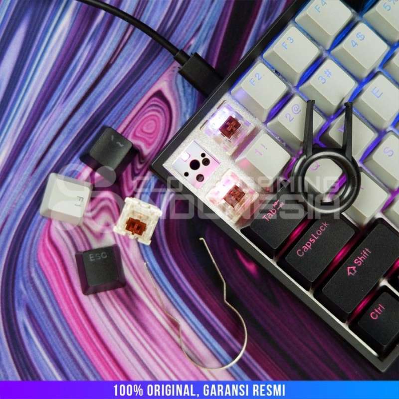 Jual Vortexseries Vx8 Pro Rgb Hotswap Mechanical Gaming Keyboard Vortex ...