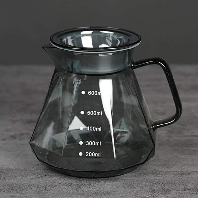 Jual Heat Resistant Glass Hand Drip Coffee Pot for Hand Coffee Tea ...