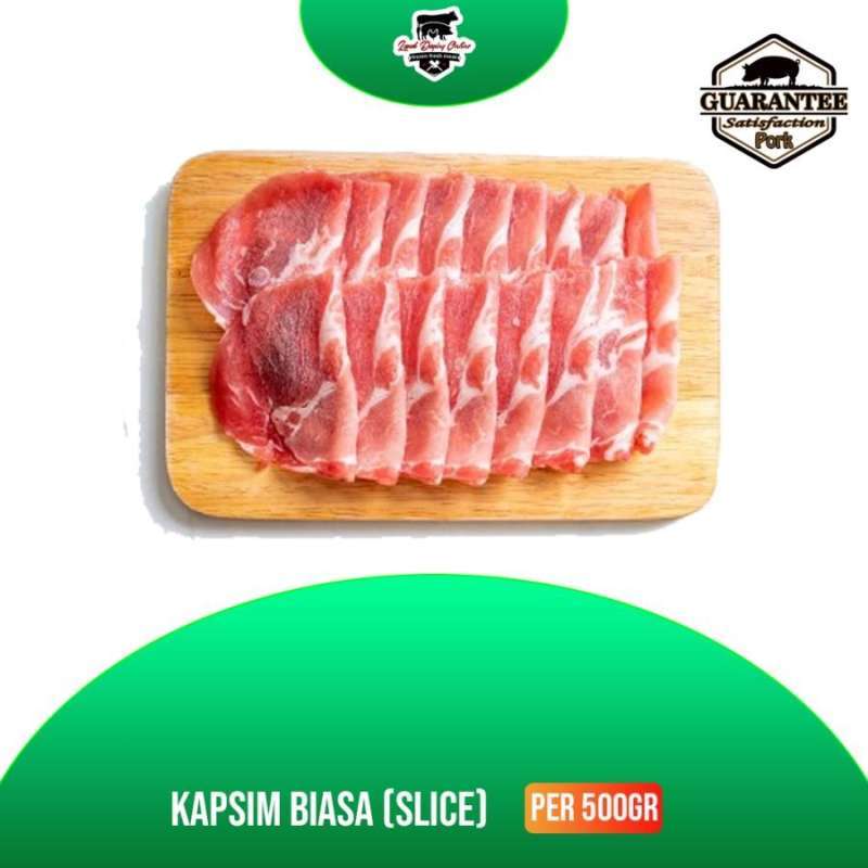 Jual Daging Kapsim Babi Slice (per 500gr) Di Seller Toko Daging Ocean ...