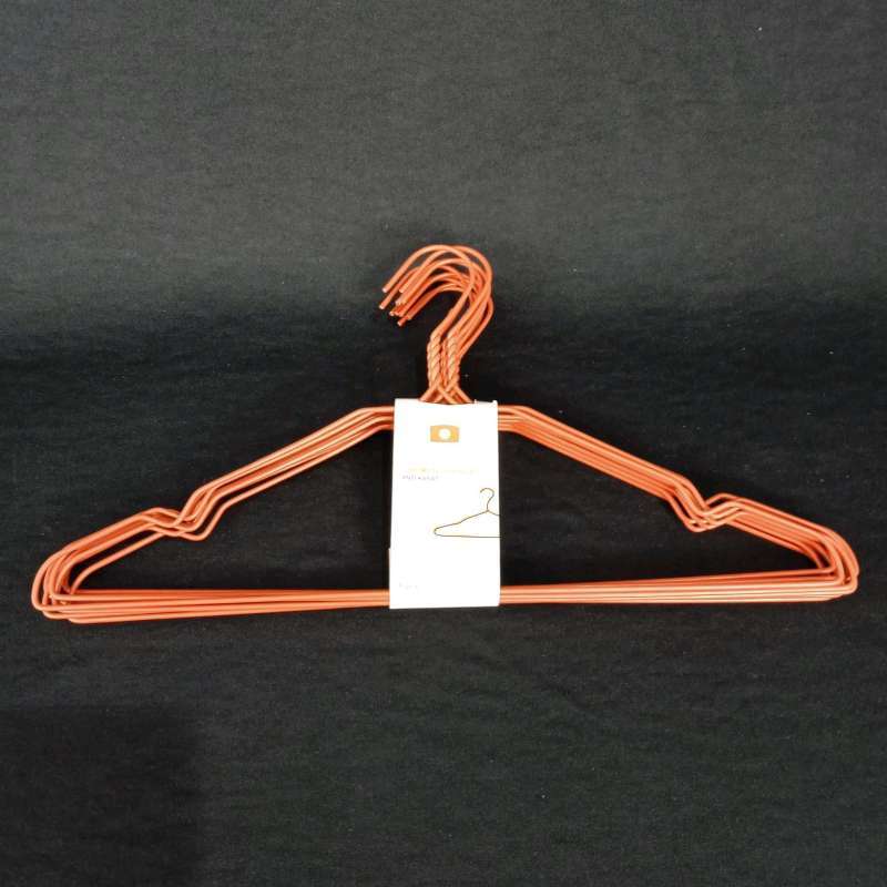 Jual hanger kawat ekonomis garment warna (isi 10 pcs) - Merah di Seller ...