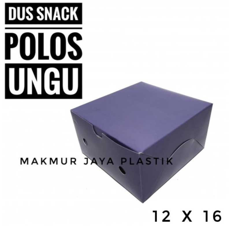 Jual [ DUS SNACK WARNA - 16 ] DUS SNACK POLOS WARNA UKURAN 12 X 16 di ...