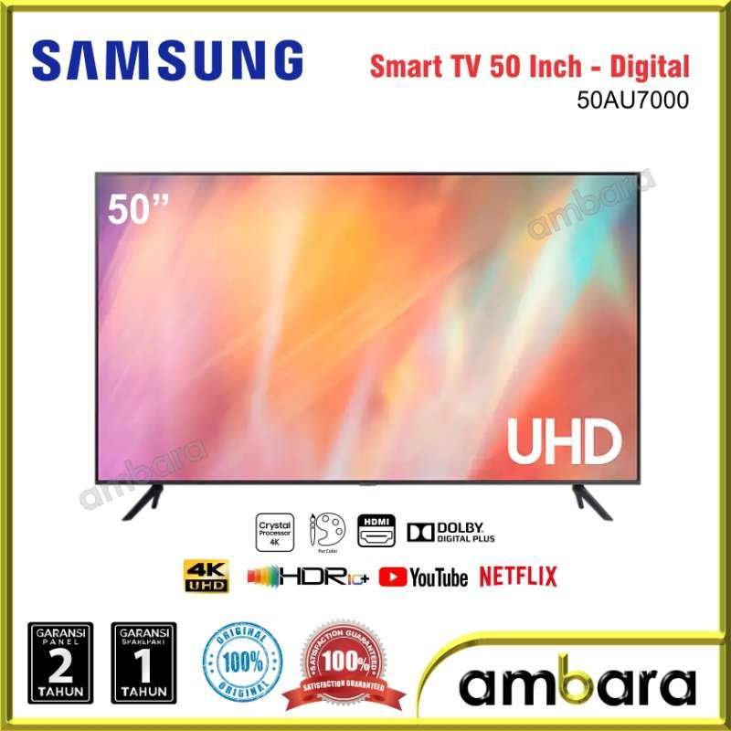 Jual Samsung Smart Tv 50 Inch Crystal 4k Uhd 50au7000 / Ua50au7000 Di Seller Sajun Electronic ...