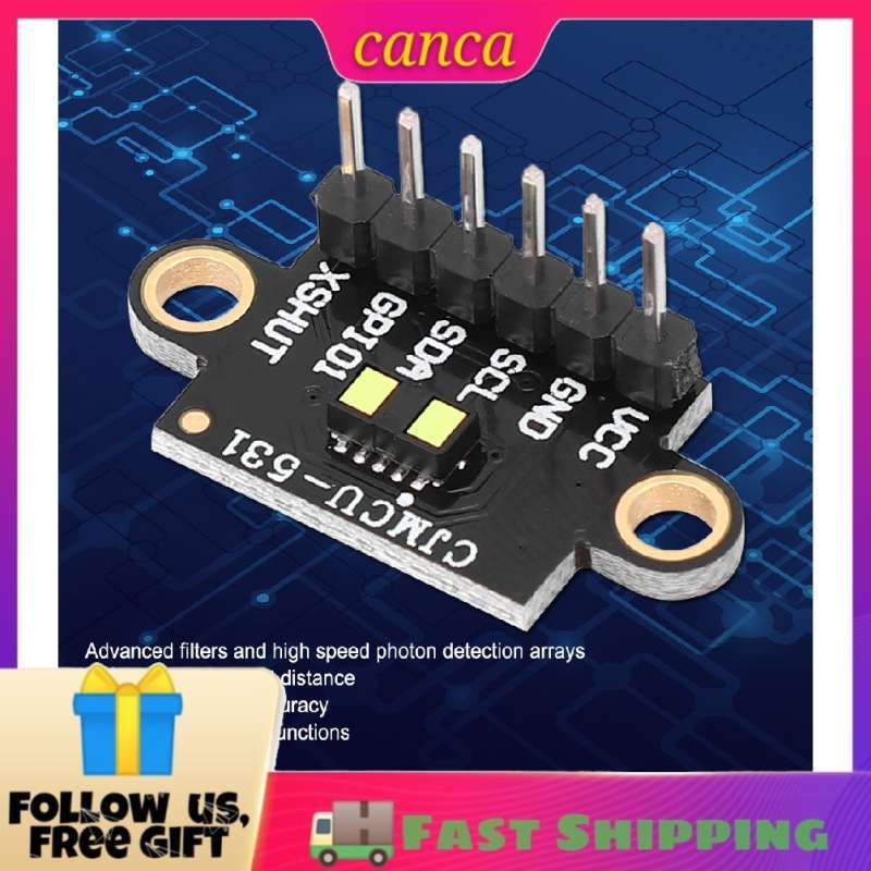 Jual [Ready now] Vl53L1X Modul Sensor Laser Ranging 50hz 3-5v Tof 4m ...