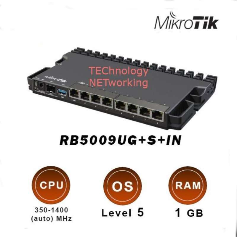 Jual MikroTik RB5009UG+S+IN RB 5009 Router ORIGINAL di Seller TECHNET ...