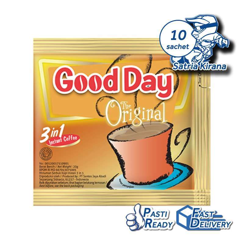 Jual Good Day The Original [20gr x 10 sachet | 1 Renceng] Goodday ...