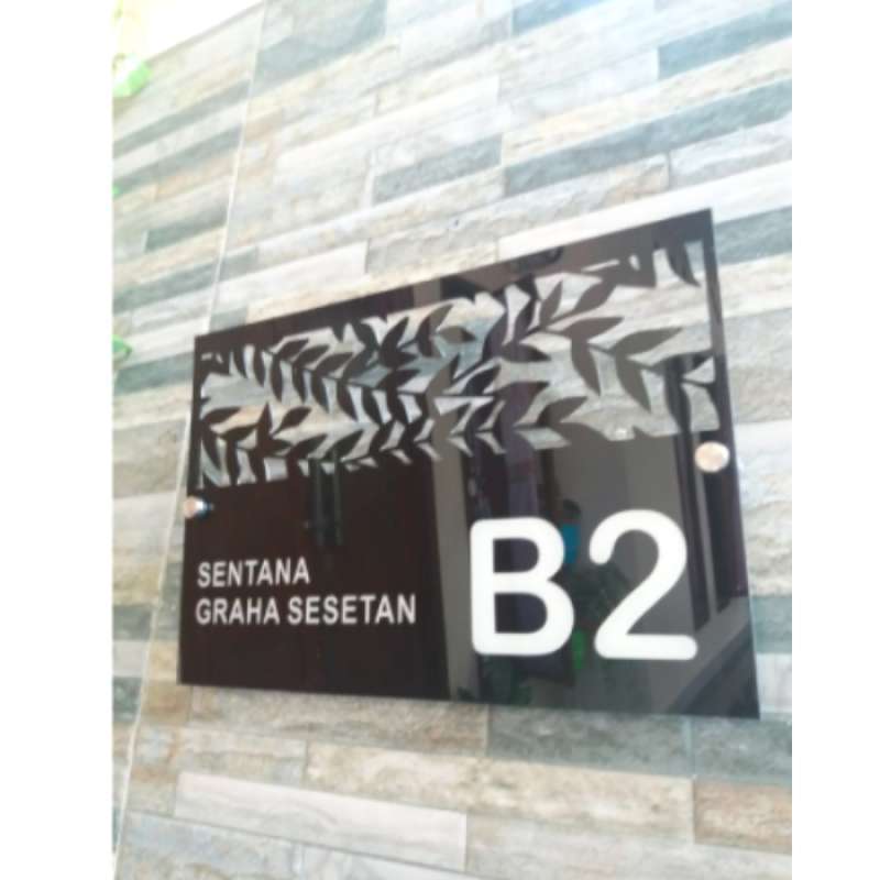 Jual Nomor Rumah Acrylic | Nomer Rumah Akrilik | No Rumah Type ...