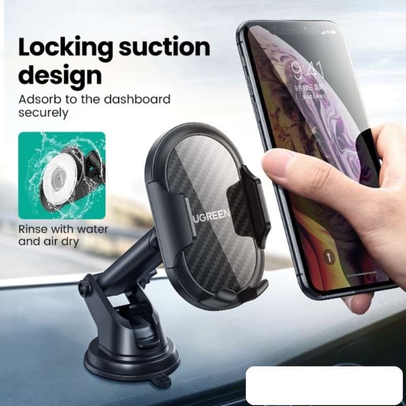 Promo UGREEN Holder mobil Dashboard Windshield Glass Mount Suction ...