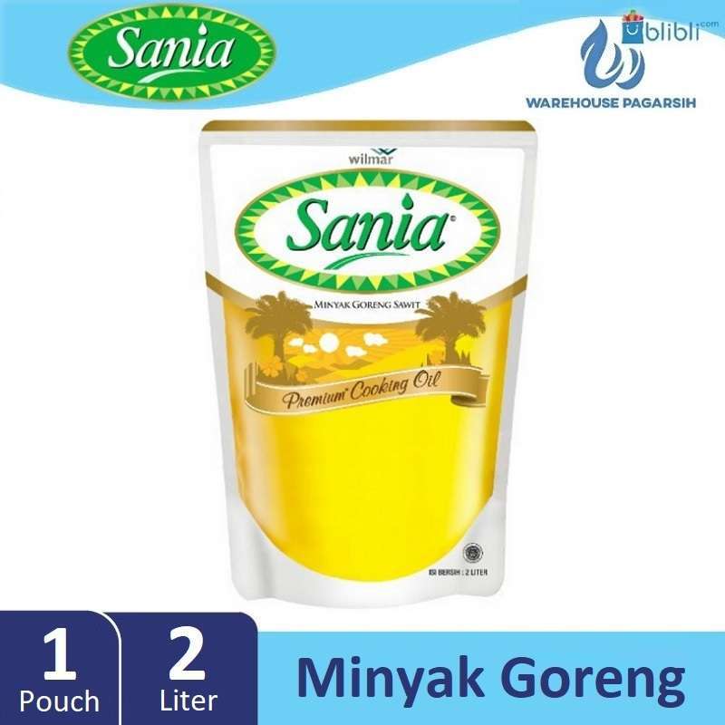 Promo Sania Premium Minyak Goreng [2 Liter/ Pouch] Diskon 27% di Seller ...