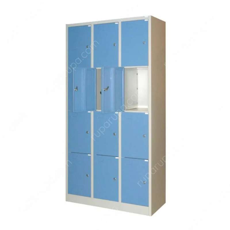 Jual Krisbow Lemari Loker Besi Jumbo Locker Cabinet 12 Pintu - Biru Di ...