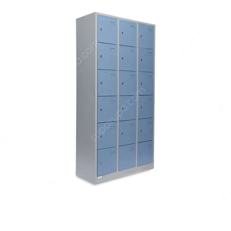 Jual Krisbow Lemari Loker Besi Jumbo Locker Cabinet 18 Pintu - Biru di ...