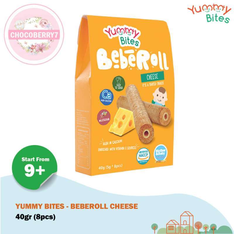 Jual Yummy Bites Bebe Roll (9mo+, diatas 9 bulan) Snack Bayi Sehat ...