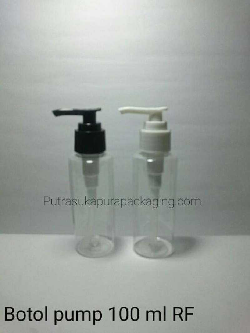 Jual Botol Pompa 100ml / Botol Pump 100ml RF - Hitam di Seller PUTRA SUKAPURA PACKAGING - Kab ...