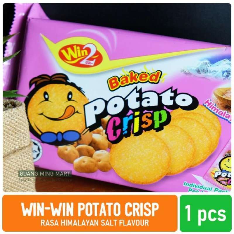 Jual Win2 Win Win Baked Potato Crisp Himalayan Salt Flavour Snack 120Gr ...