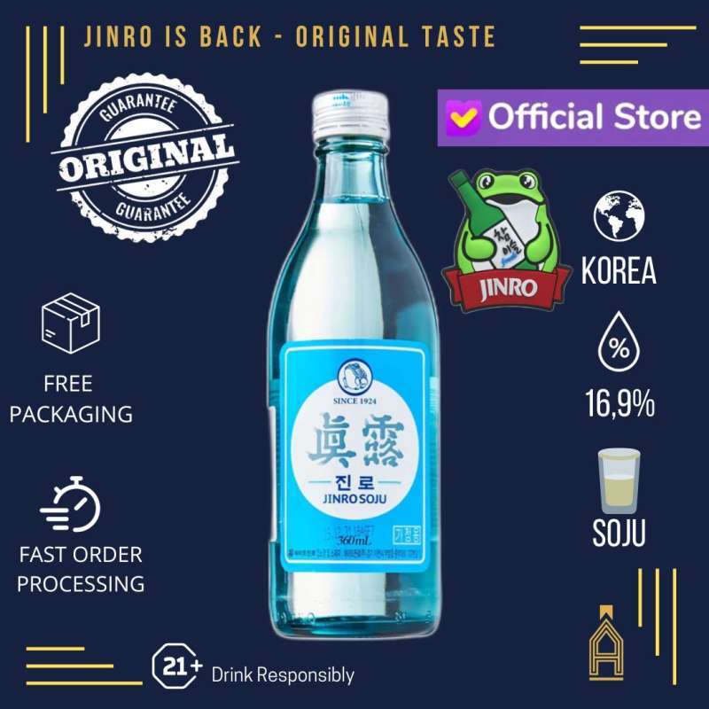 Promo ORIGINAL Soju Jinro Is Back Traditional Old Taste Korea Chamisul ...