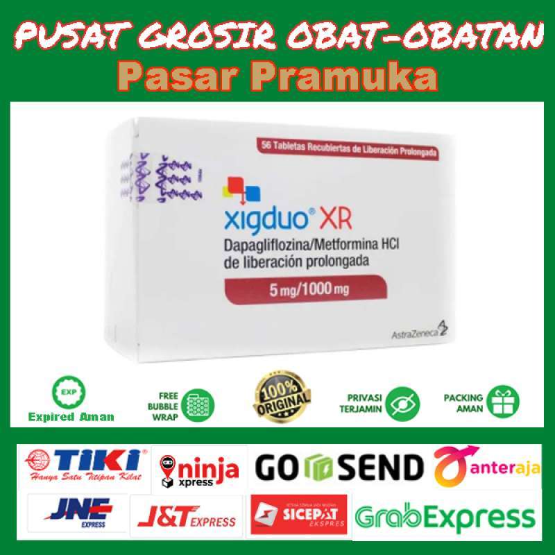 Jual XIGDUO XR 5/1000mg - 1 BOX isi 56 Tablet di Seller Jala Rizki ...
